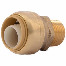 Brass Push MIP Reducing Adapter Fitting, 3/4 x 1/2-In. - Oneonta, NY ...